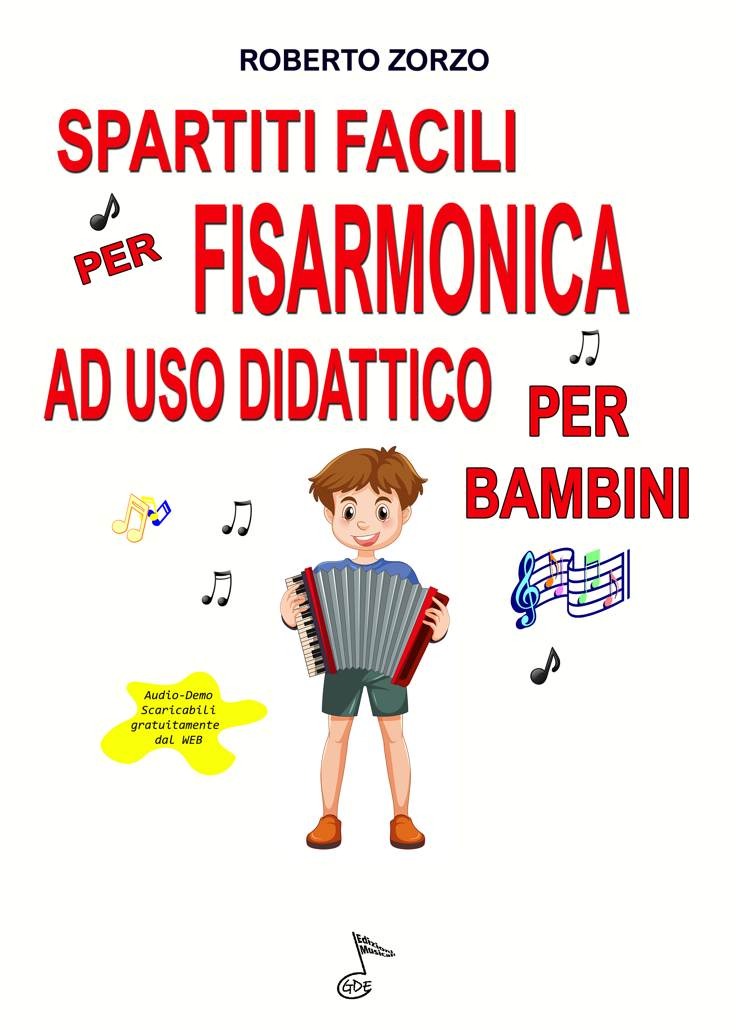 Spartiti facili per fisarmonica ad uso didattico per bambini